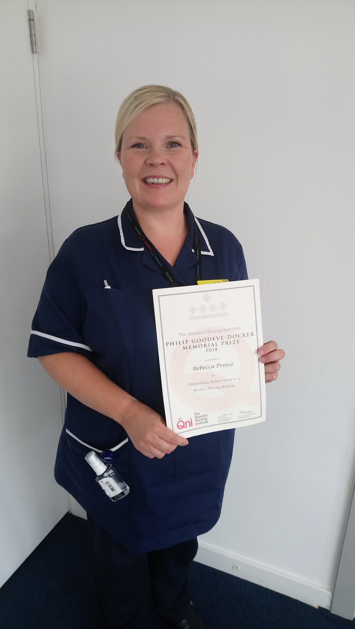 Harrogate nurse’s delight at winning award for top performing district ...