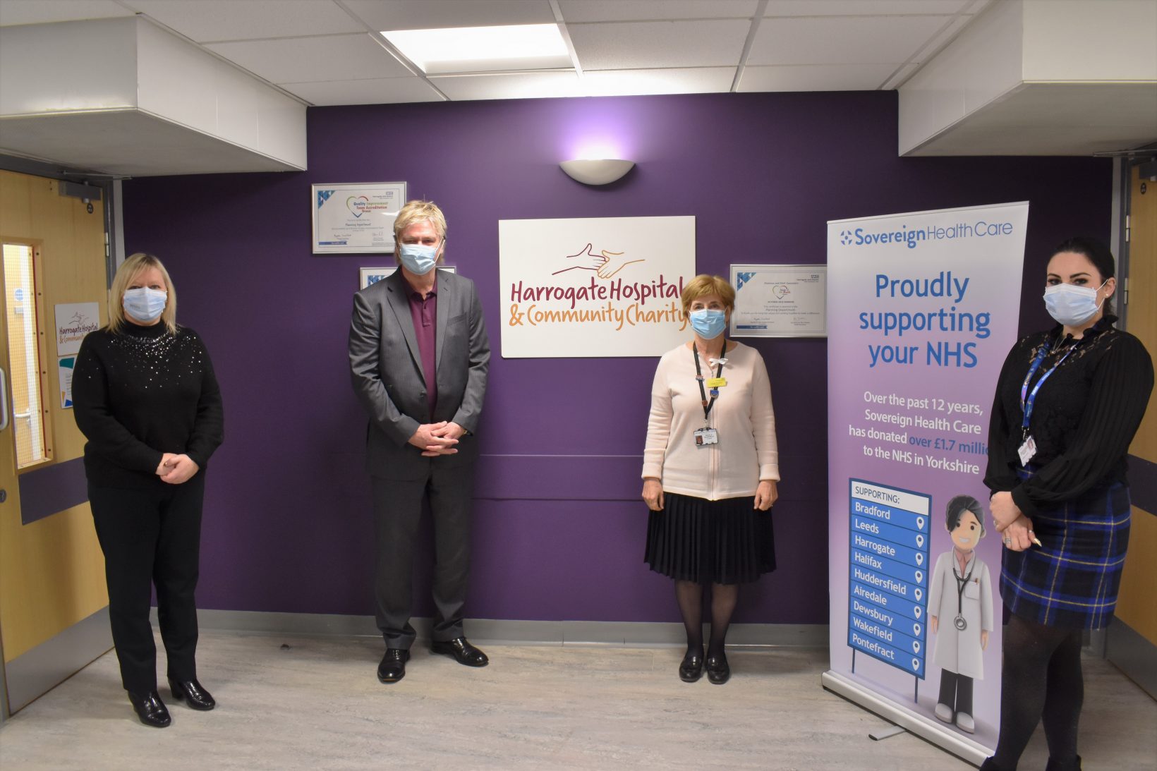 Christmas Comes Early For Harrogate District Hospital Thanks To 8 000 Donation From Sovereign christmas-comes-early-for-harrogate-district-hospital-thanks-to-8-000-donation-from-sovereign