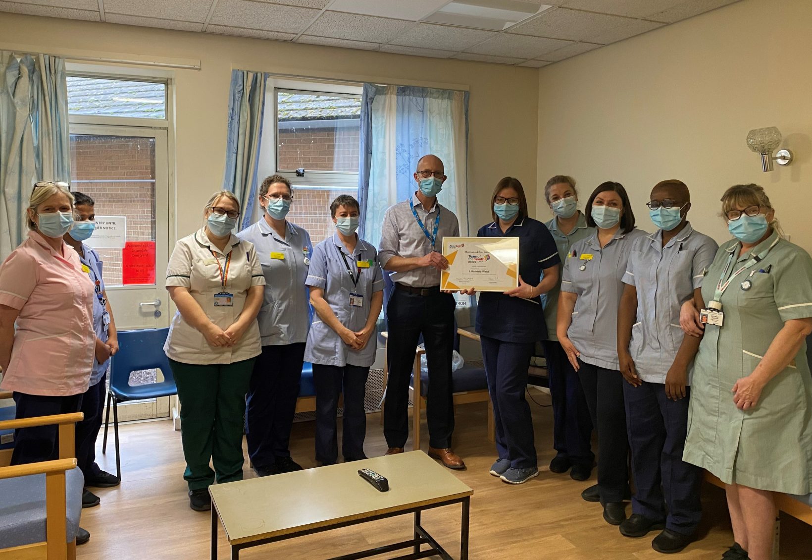 Team of the Month - winners - Harrogate and District NHS Foundation Trust