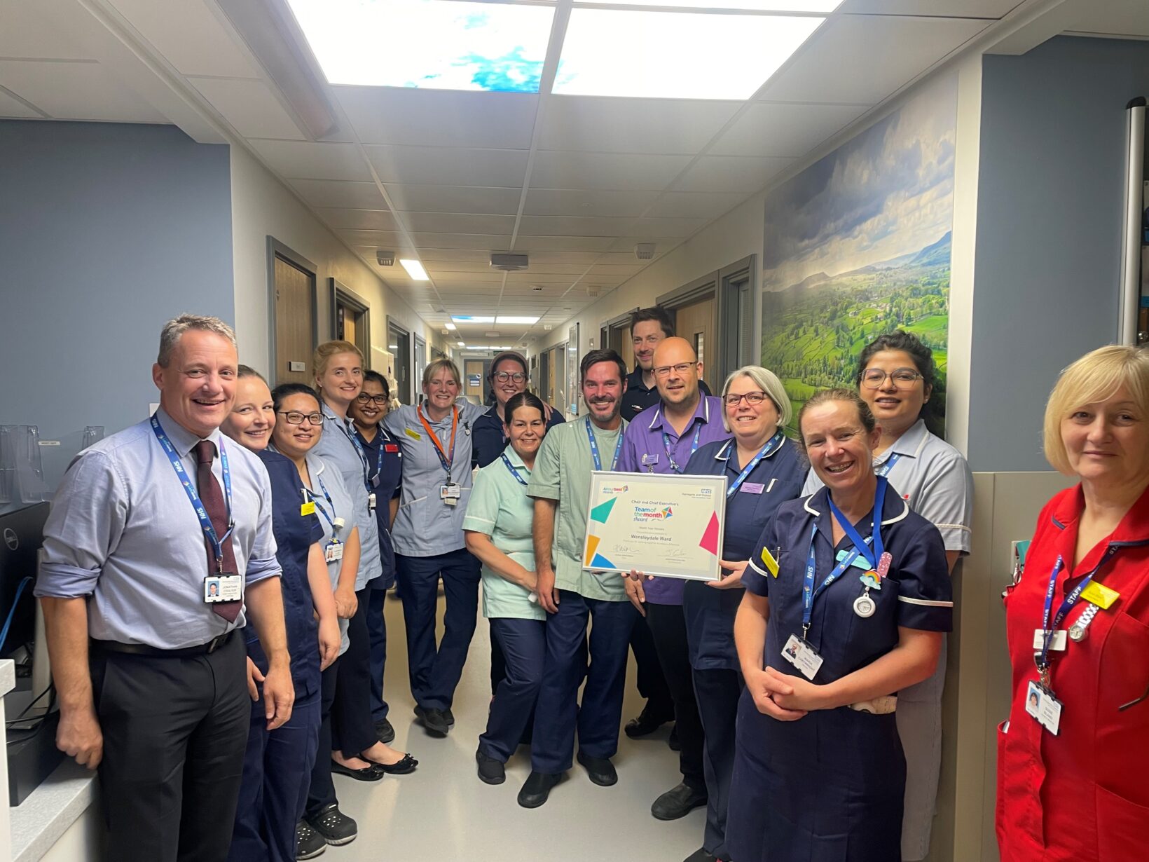 Team of the Month - winners - Harrogate and District NHS Foundation Trust
