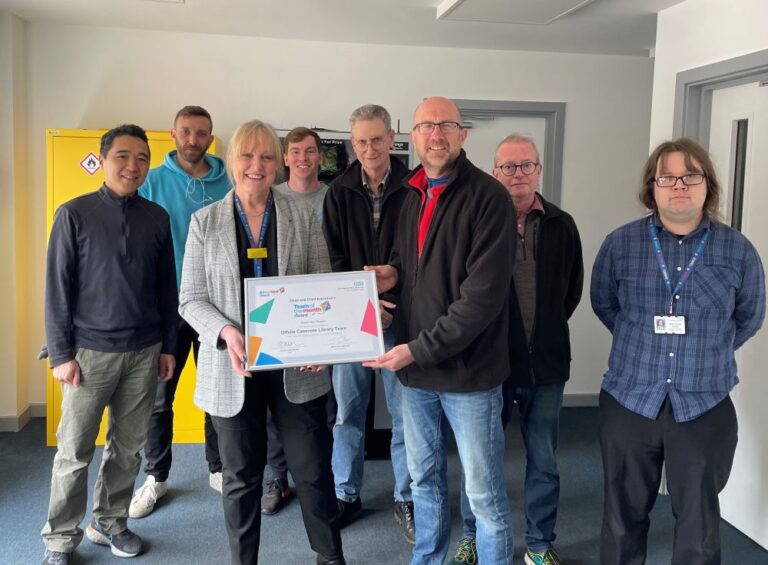 Team of the Month - winners - Harrogate and District NHS Foundation Trust